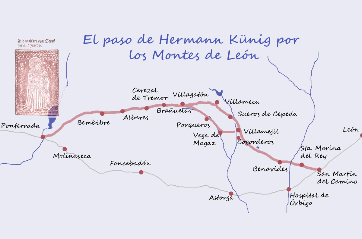 Ruta por el camino del Künig en el Bierzo - Via Künig
